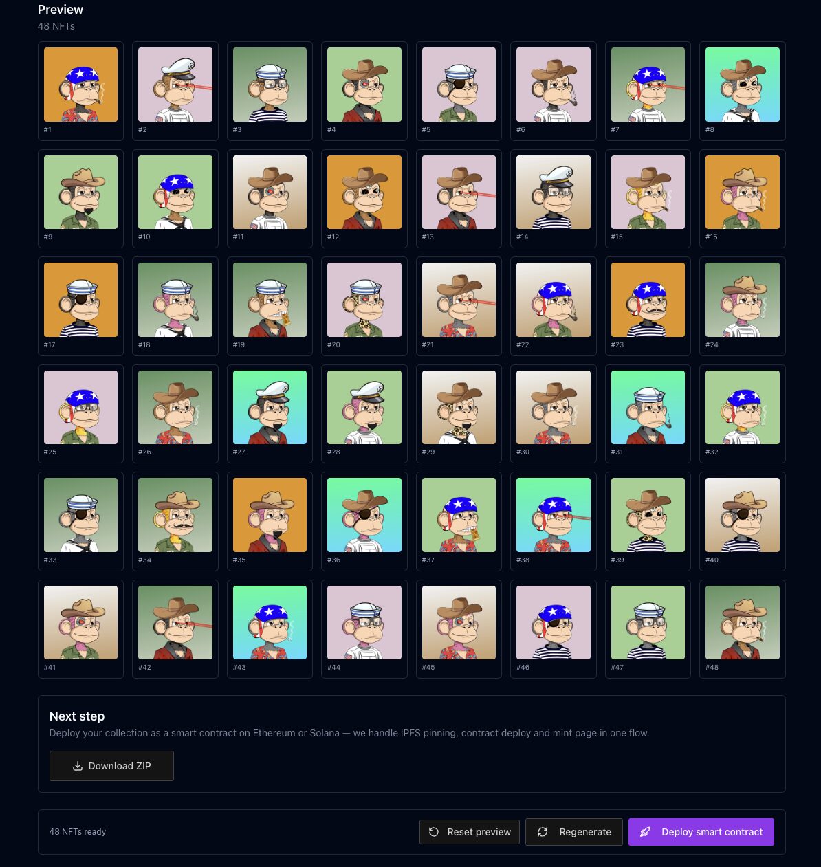Free NFT Art Layer Generator - Now completely Free | iMintify